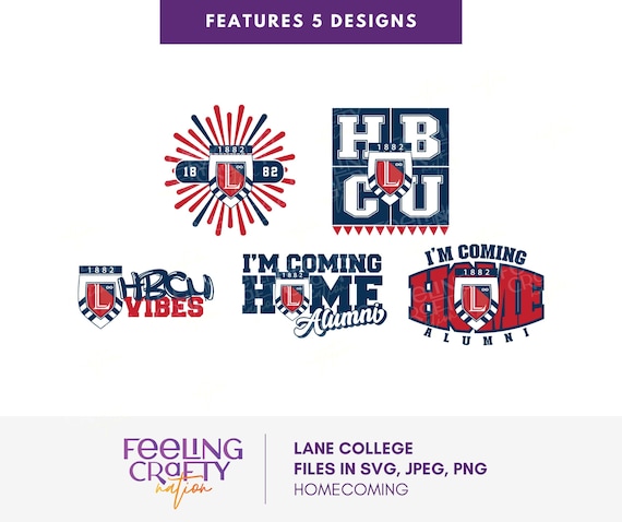 Lane College Homecoming Bundle Artwork HBCU Collection HBCU - Etsy
