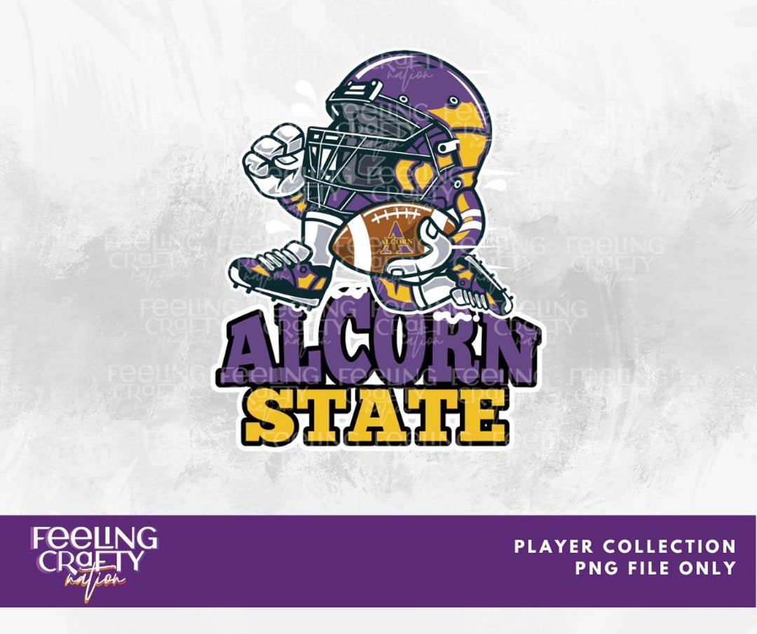 Alcorn State University Football Player Artwork, PNG File, HBCU, Art ...