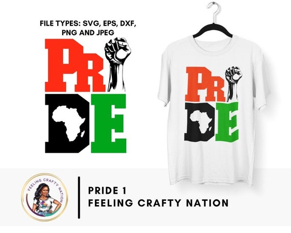 Black Pride History SVG Art File in Png Jpeg and Dxf | Etsy