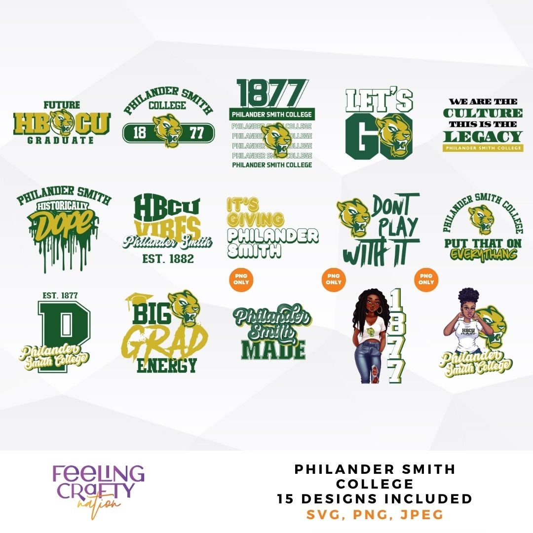 Philander Smith College Artwork HBCU Collection, College Designs, HBCU ...
