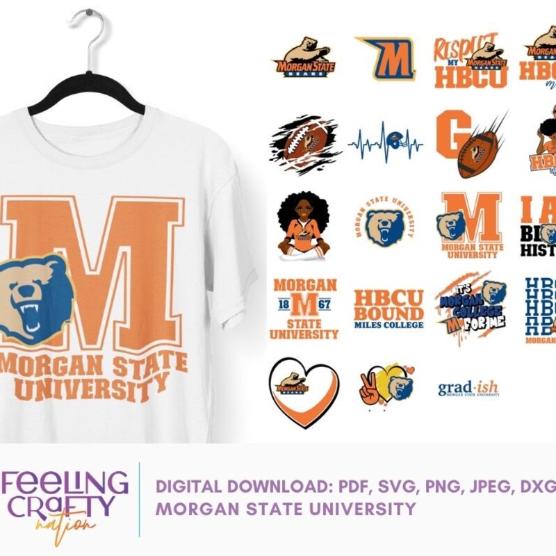 Morgan State University Svg - Etsy