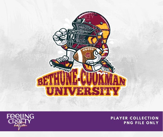 Bethune-cookman Football Player Artwork PNG File HBCU Art - Etsy