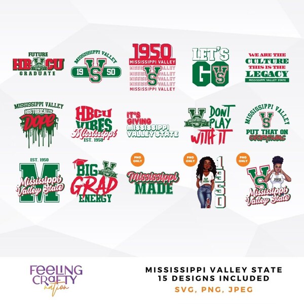 Mississippi Valley State University Svg - Etsy