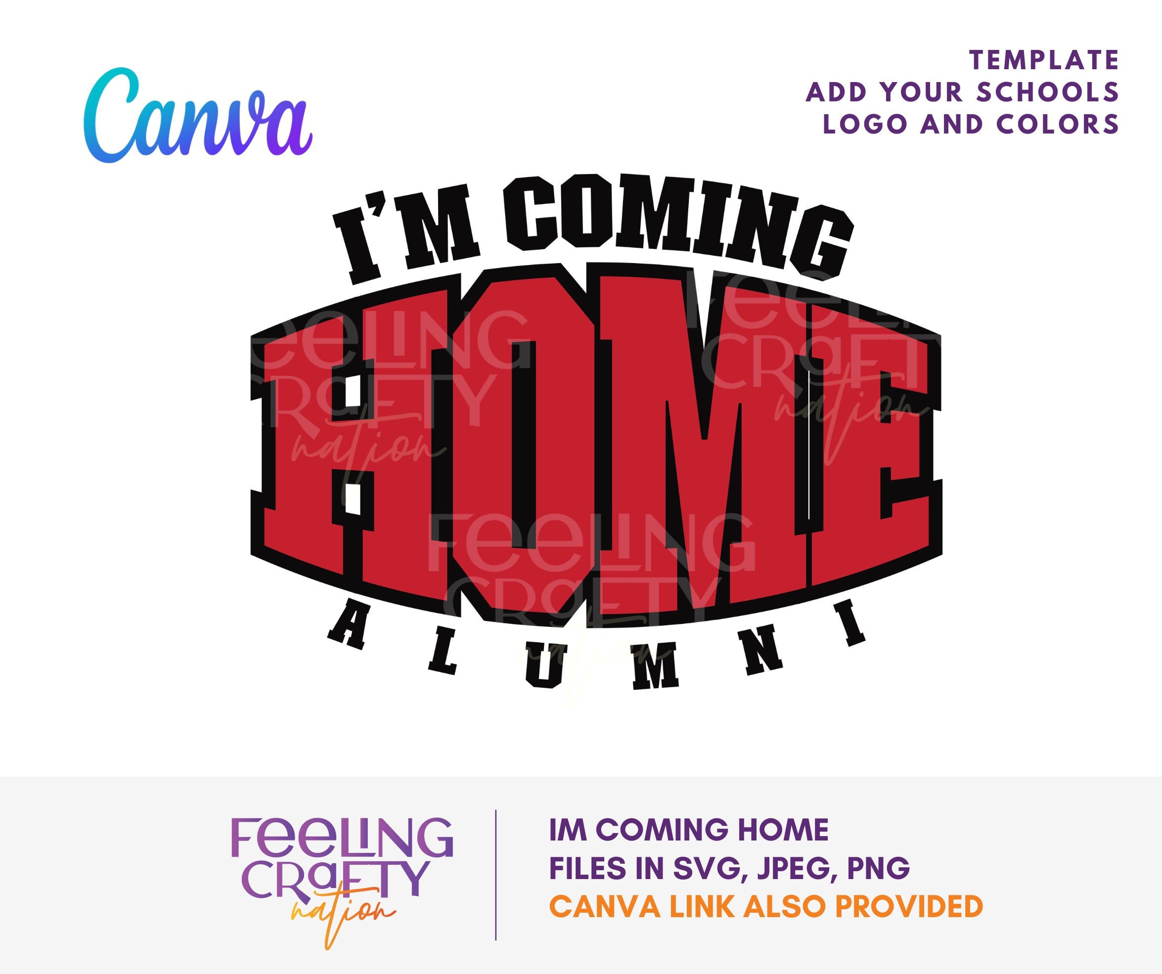 Coming Home Alumni Canva Template Homecoming Bundle Artwork HBCU ...