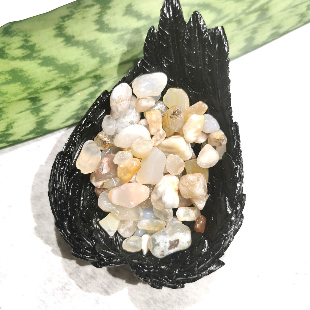 Flower Agate Chips, Bag of 50g, Small Gemstone, Grids, Ritual, Home ...