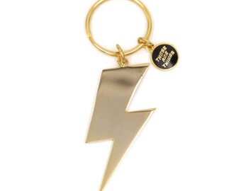 Lightning Bolt Keychain | Etsy