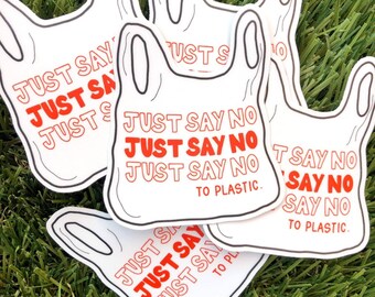 Just Say No Sticker - Etsy