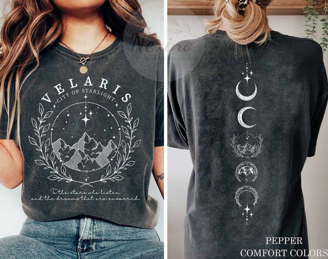 Velaris City of Starlight Vintage Shirt, the Night Court Shirt, SJM ...
