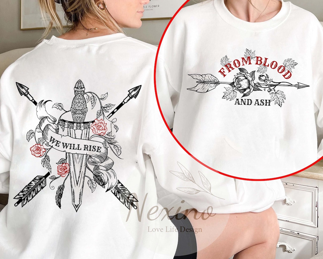 From Blood and Ash Shirt, FBAA Merch, Jennifer Armentrout Book ...