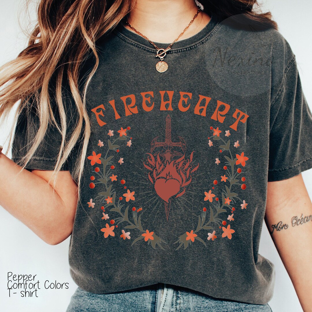 Throne of Glass Fireheart Shirt, Throne of Glass T-shirt, Terrasen to ...