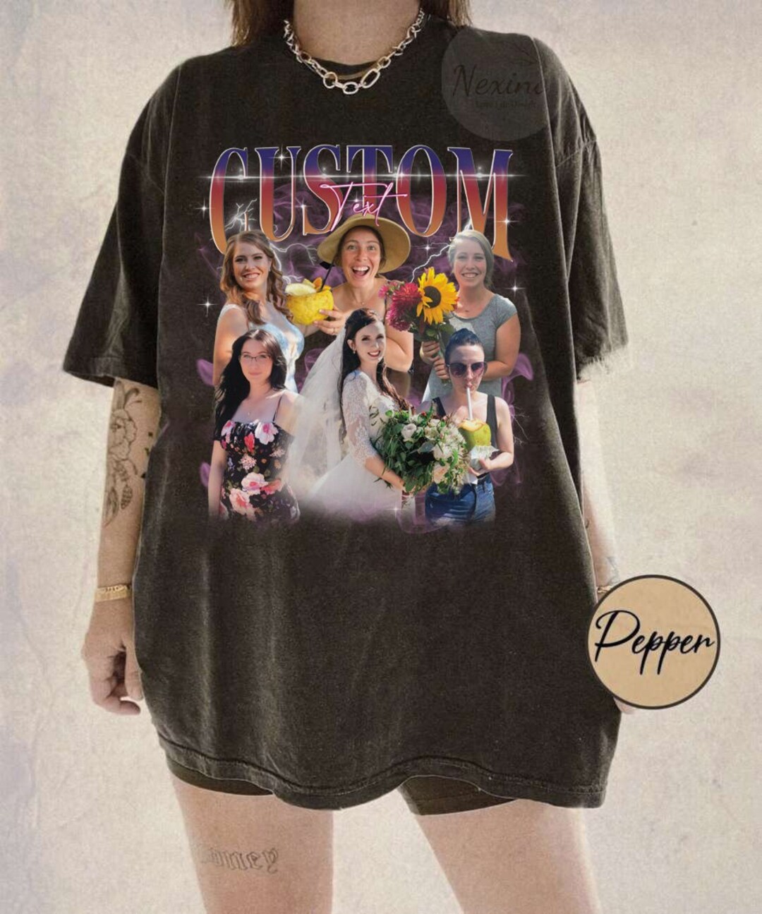 Custom Girl Friend T-shirt, Shirt With Girlfriend Face, Custom Photo ...