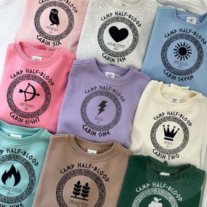 Custom Percy Jackson Sweatshirt Hoodie T Shirt, Camp Half Blood, Heroes ...