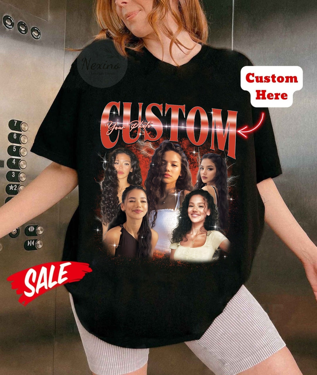 Custom Bootleg Rap Tee, Custom Photo - Vintage Graphic 90s Tshirt ...