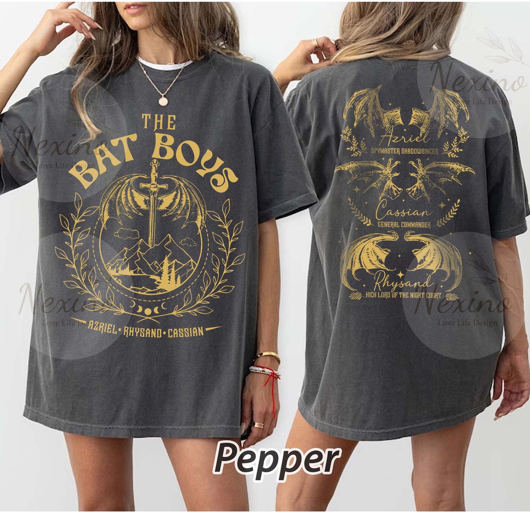 Bat Boys Shirt, Acotar Merch Shirt, Bat Boys Wings Shirt, Book Lover ...