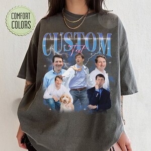 Custom Boyfriend T-shirt, Shirt With Girlfriend Face, Custom Photo ...