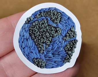 Stamp Sticker, Removeable Vinyl, Cottagecore Sticker for Water Bottle ...