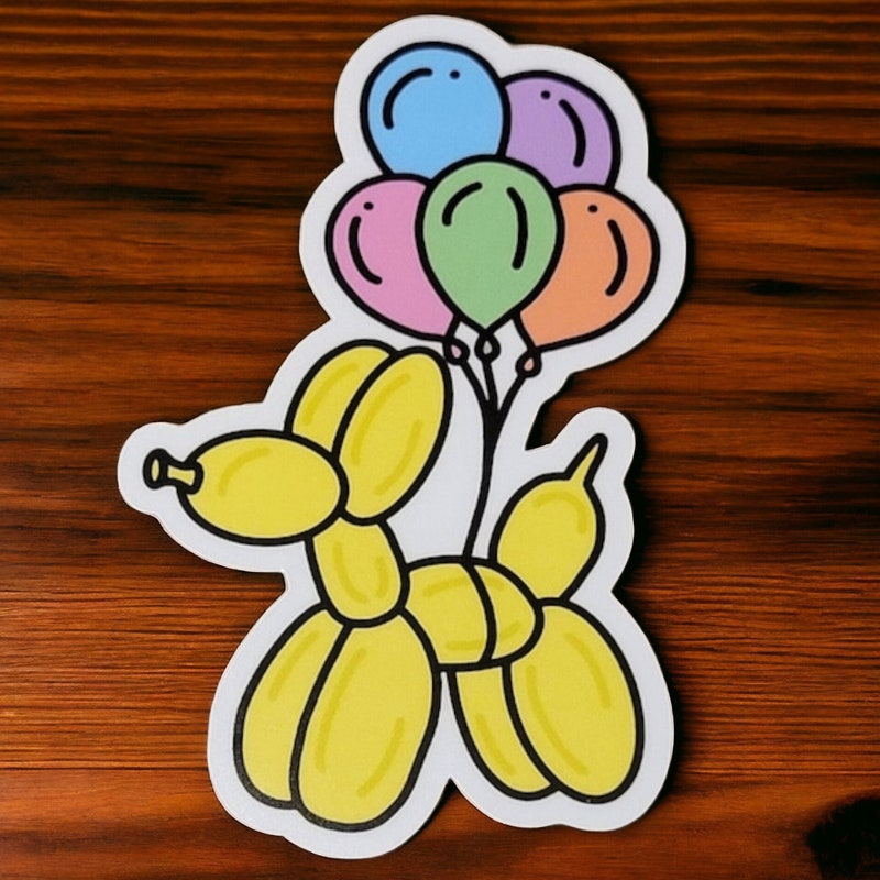 Balloon Stickers - Etsy