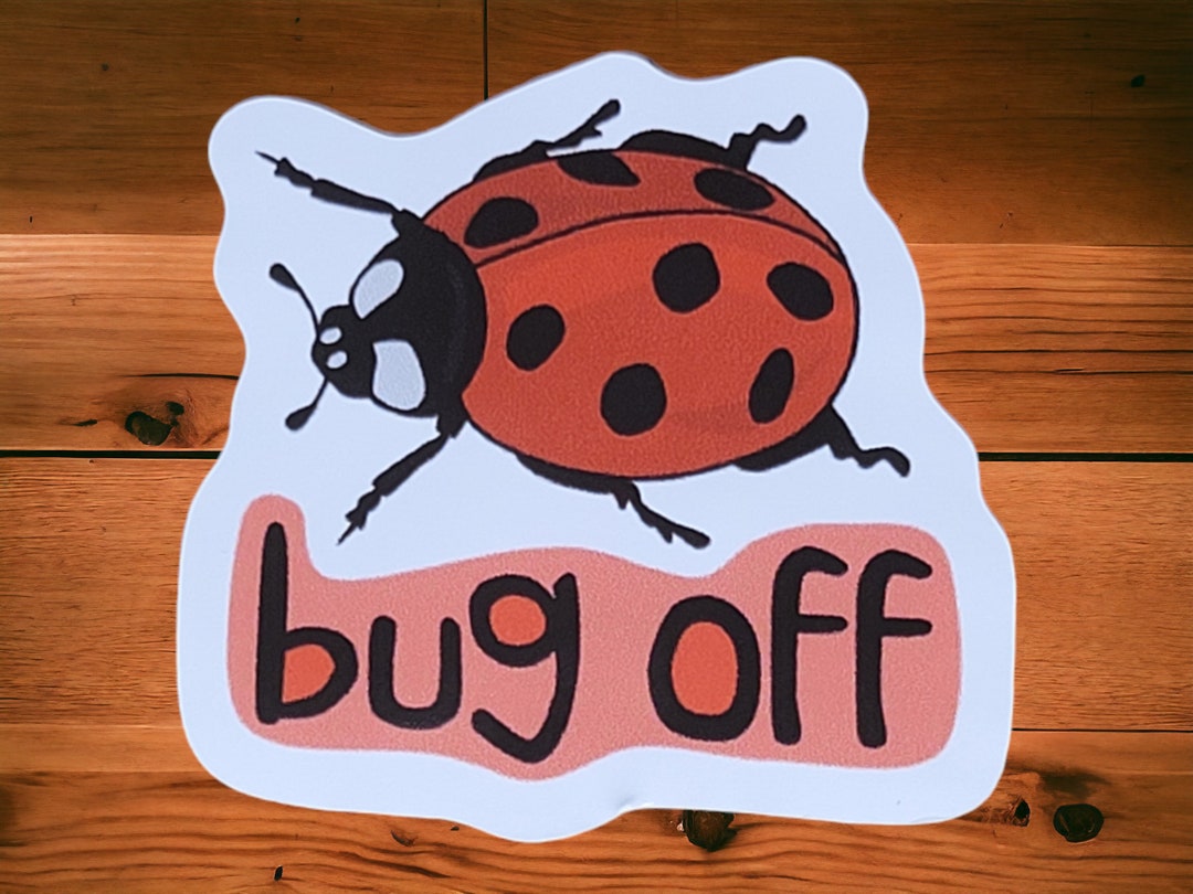 Lady Bug Sticker, Removeable Vinyl, Funny Cottagecore Sticker for Water ...