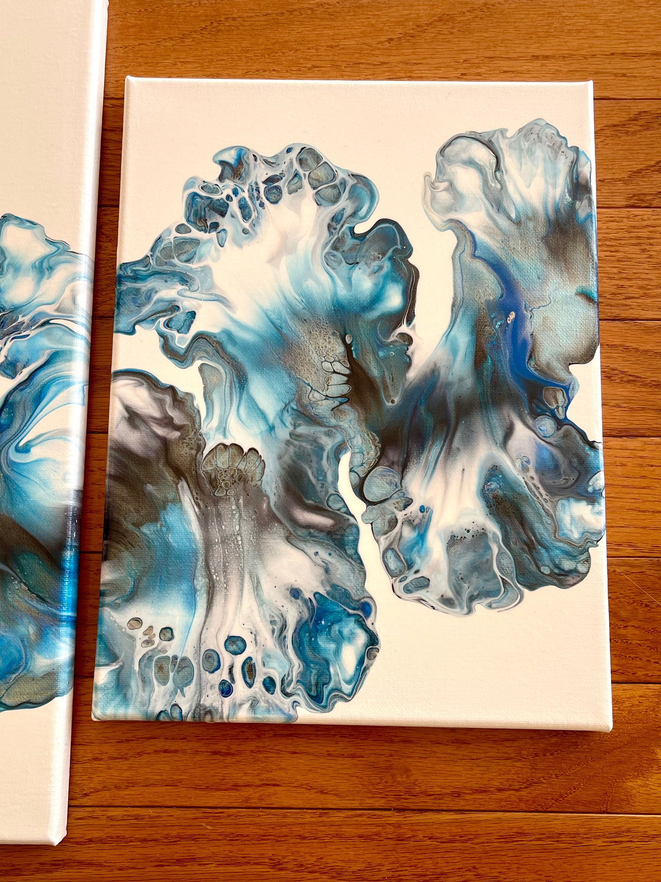 Dutch Pour Triptych Canvas, Set of 3 - Etsy