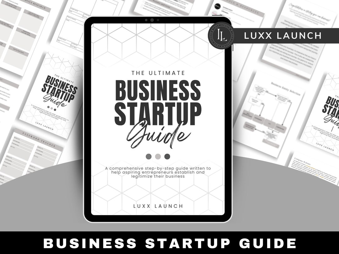 Business Startup Guide How to Start a Business Business - Etsy