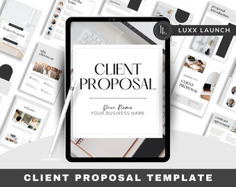Client Proposal Template, Business Proposal Template, Virtual Assistant Client Proposal Canva ...