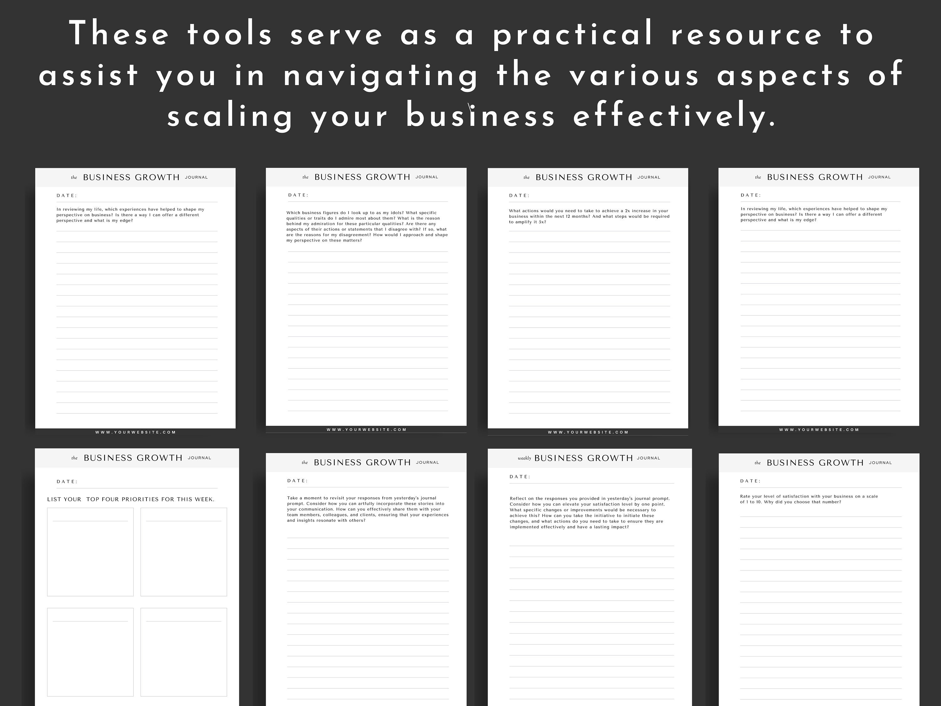 Private Label Business Growth Journal, Business Growth Journal, PLR ...