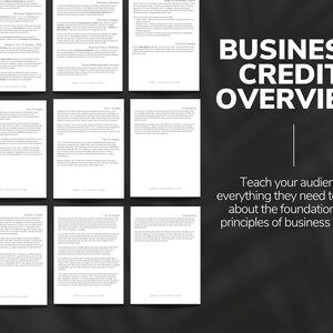 PLR Business Credit Guide: White Label Ebook Template (canva) - Etsy