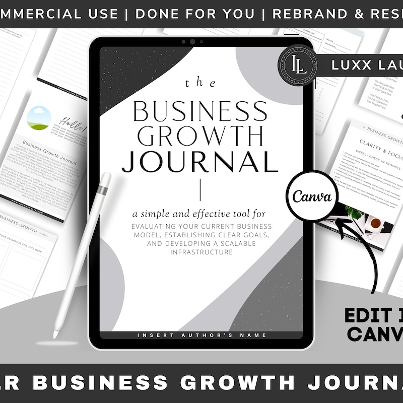 Business Journal Template - Etsy