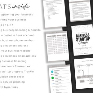 Business Startup Guide, How to Start a Business, Business Planner, Entrepreneur Guide, Business ...