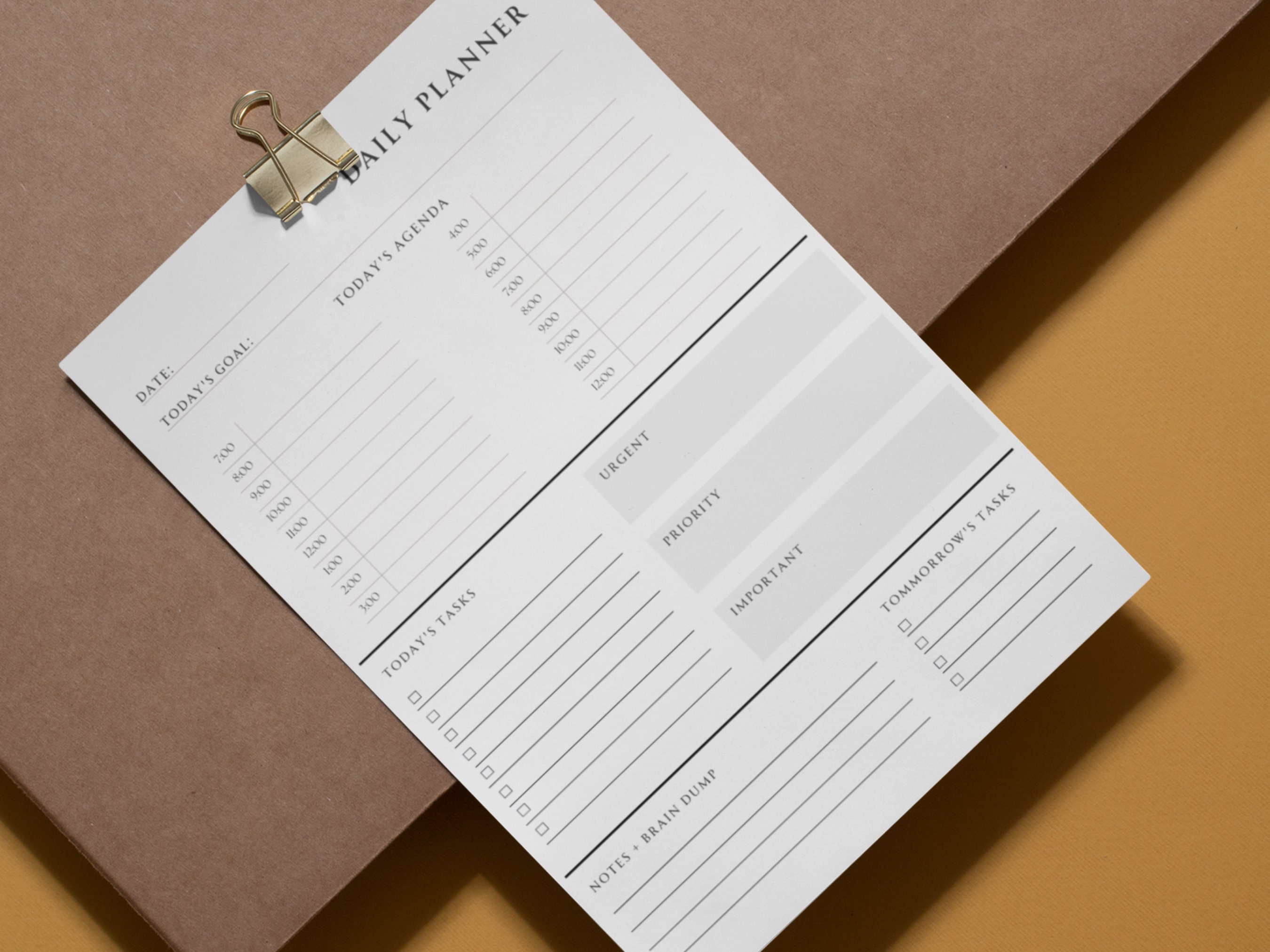 Daily to Do List Printable, Daily Task List Template, Daily Planner ...