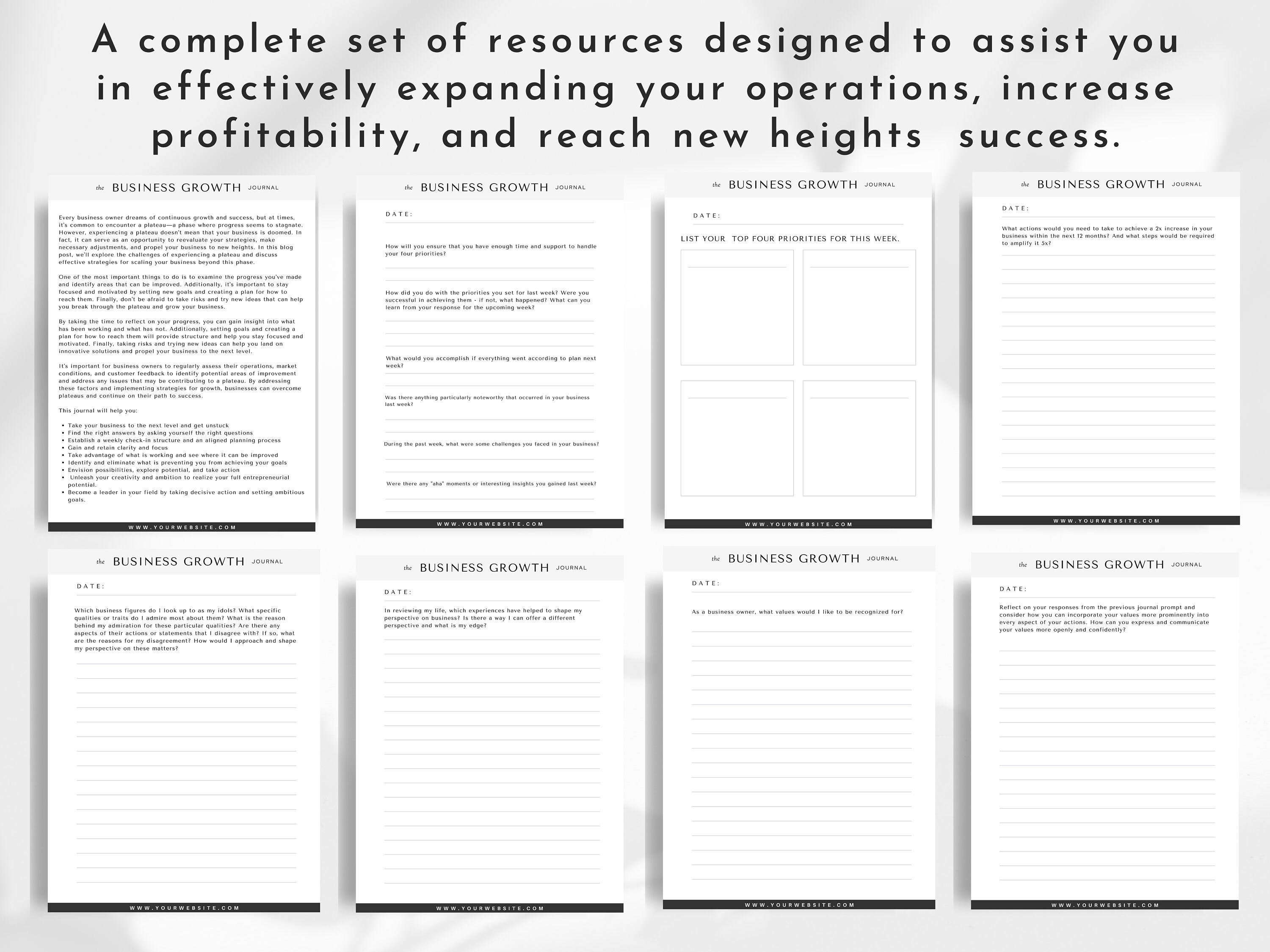 Private Label Business Growth Journal, Business Growth Journal, PLR ...