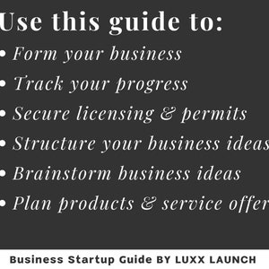 Business Startup Guide, How to Start a Business, Business Planner ...