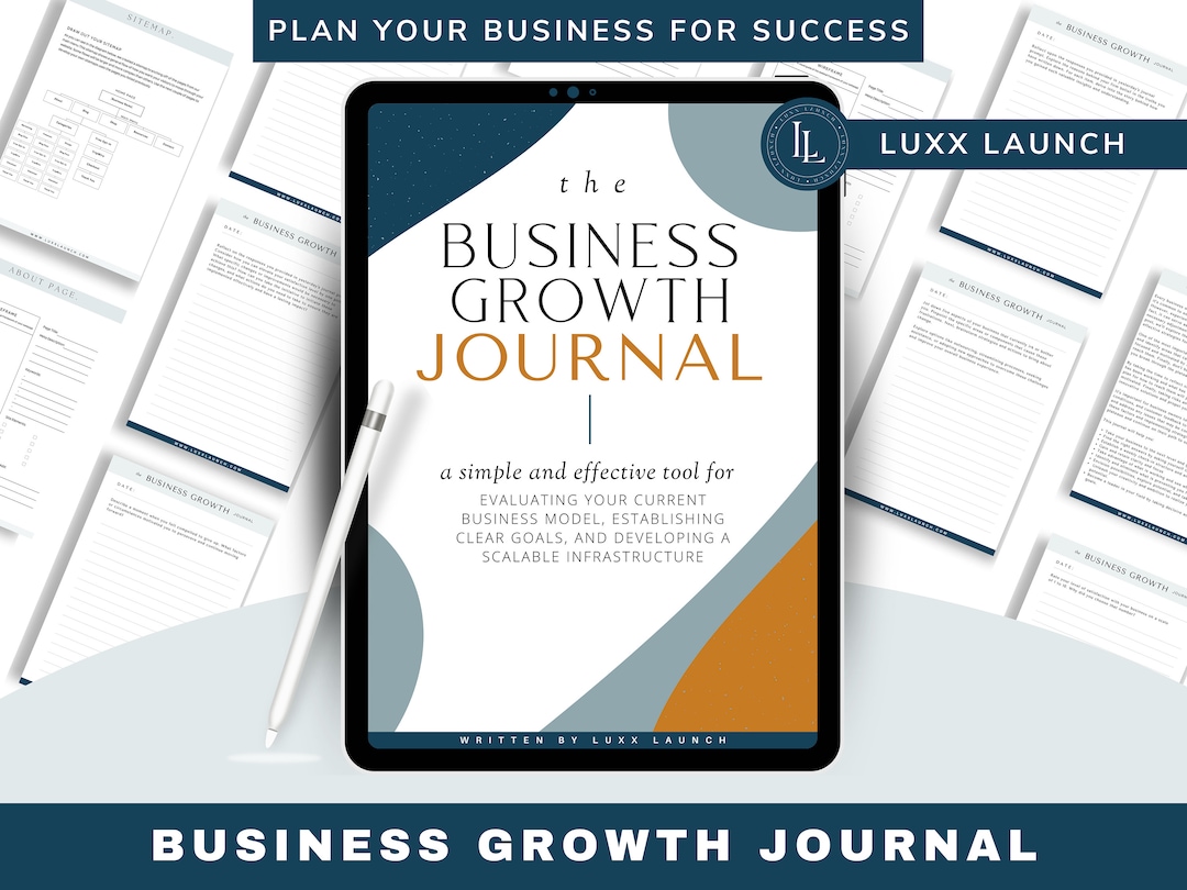 Printable Business Growth Journal: Strategic Planner (A4, A5, US Letter ...