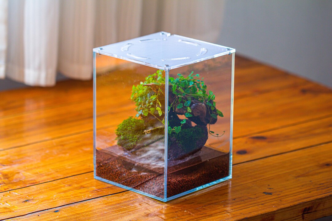 Customized Meshed Acrylic Lid With Soft Mesh Vents for Fish Tank ...