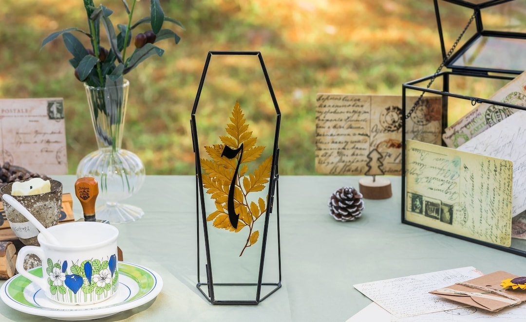 Black Coffin Shaped Table Number Holders for Outdoor Gothic Garden ...