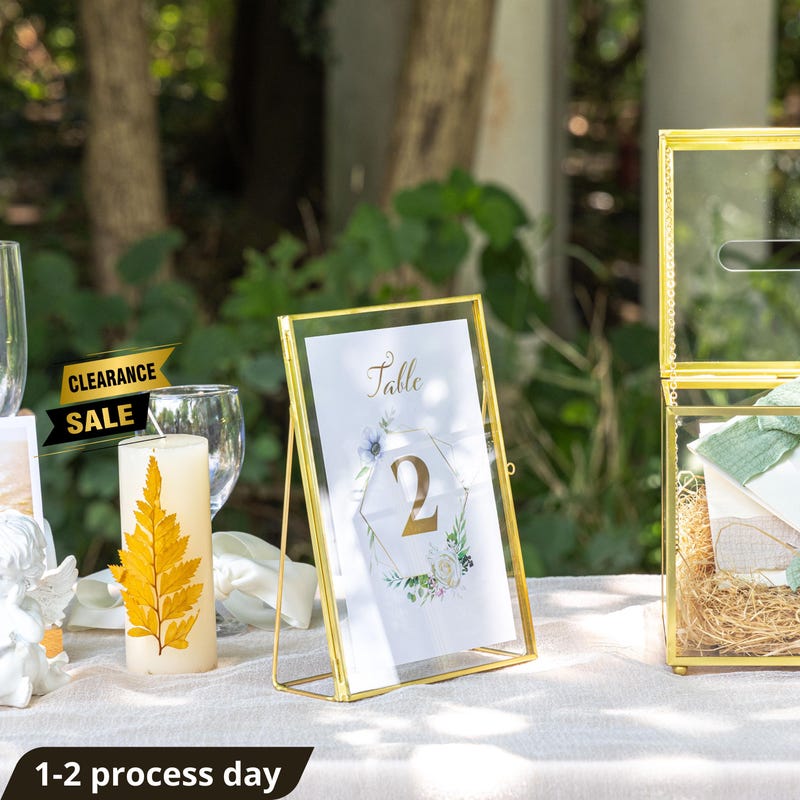 Framed Table Numbers - Etsy