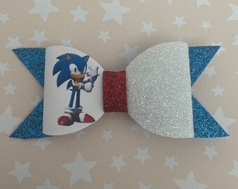 Sonic the Hedgehog Hair Bow - Etsy