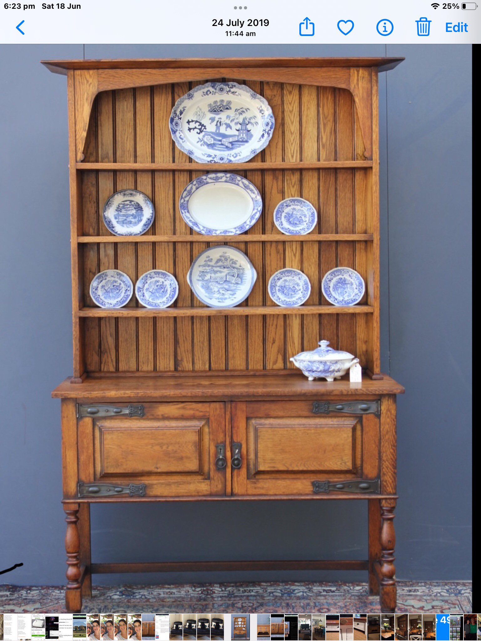 Antique English Hutch - Etsy Australia