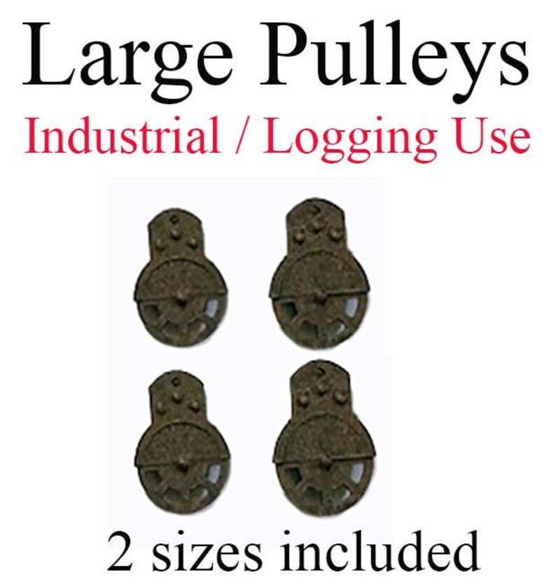 HO Scale Pulleys LARGE Includes 2 Different Sizes HO Detailing ...