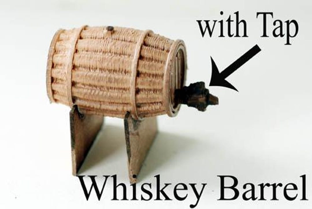 HO Scale WHISKEY BARRELS With Taps and Stand 2 Pack Painted - Etsy