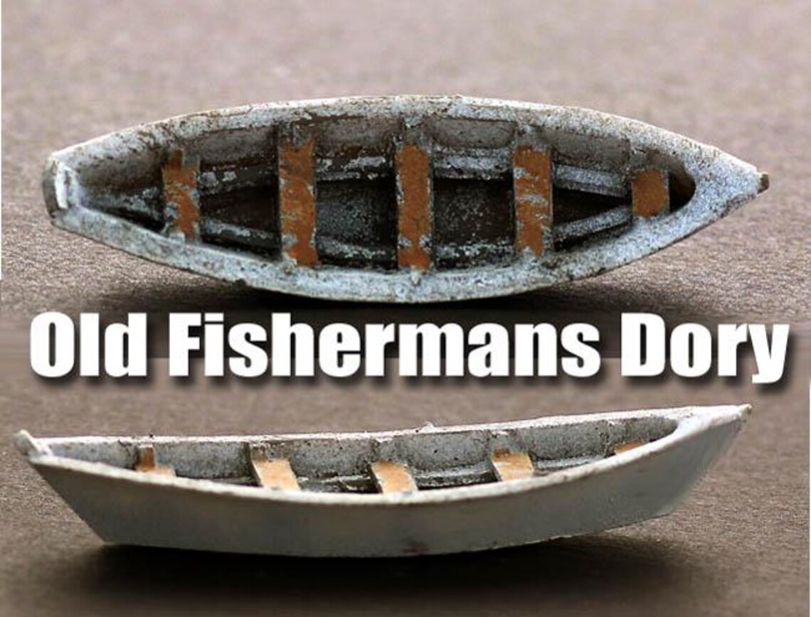 O Scale Boat Model Fishermans Dory Finished - Etsy