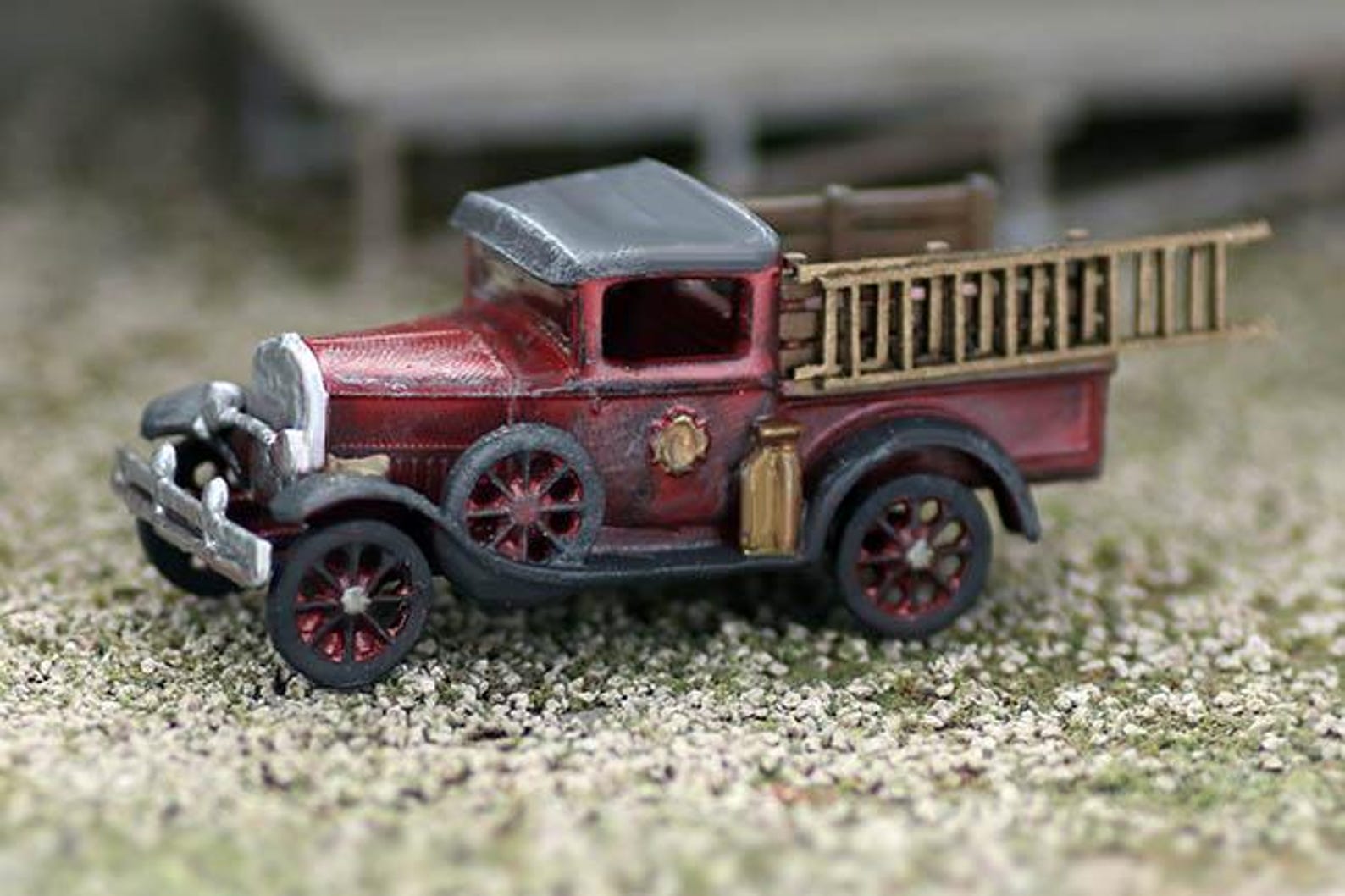 HO Scale FIRE Truck Fire CHIEF 1930s Era Model Finished 1/87 Vehicle - Etsy