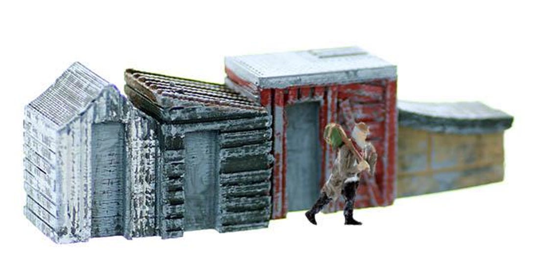 HO Scale HOBO Shacks Old and Run Down FINISHED - Etsy