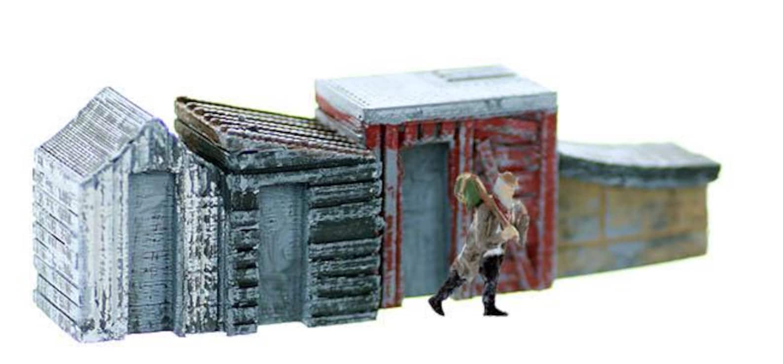 HO Scale HOBO Shacks Old and Run Down FINISHED - Etsy