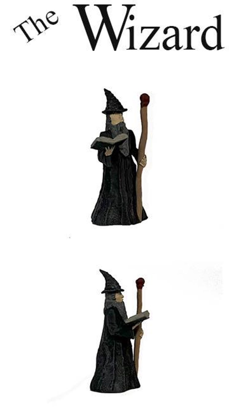 O Scale People, WIZARD Finished Scale Figure - Etsy