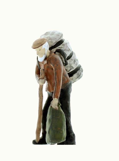 HO Scale Figure Hobo With Packs and Walking Stick Finished - Etsy