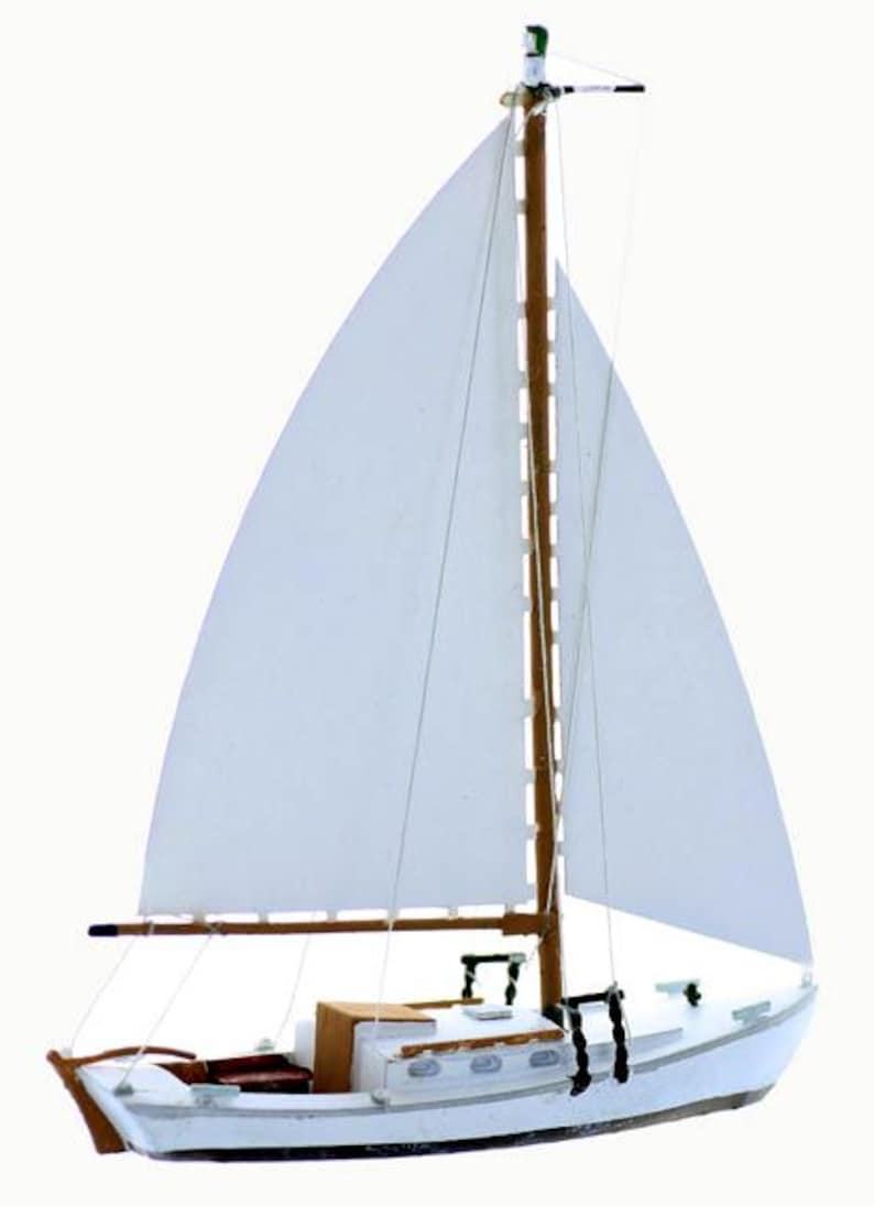 N Scale Boat Sailboat Model SLOOP KIT - Etsy