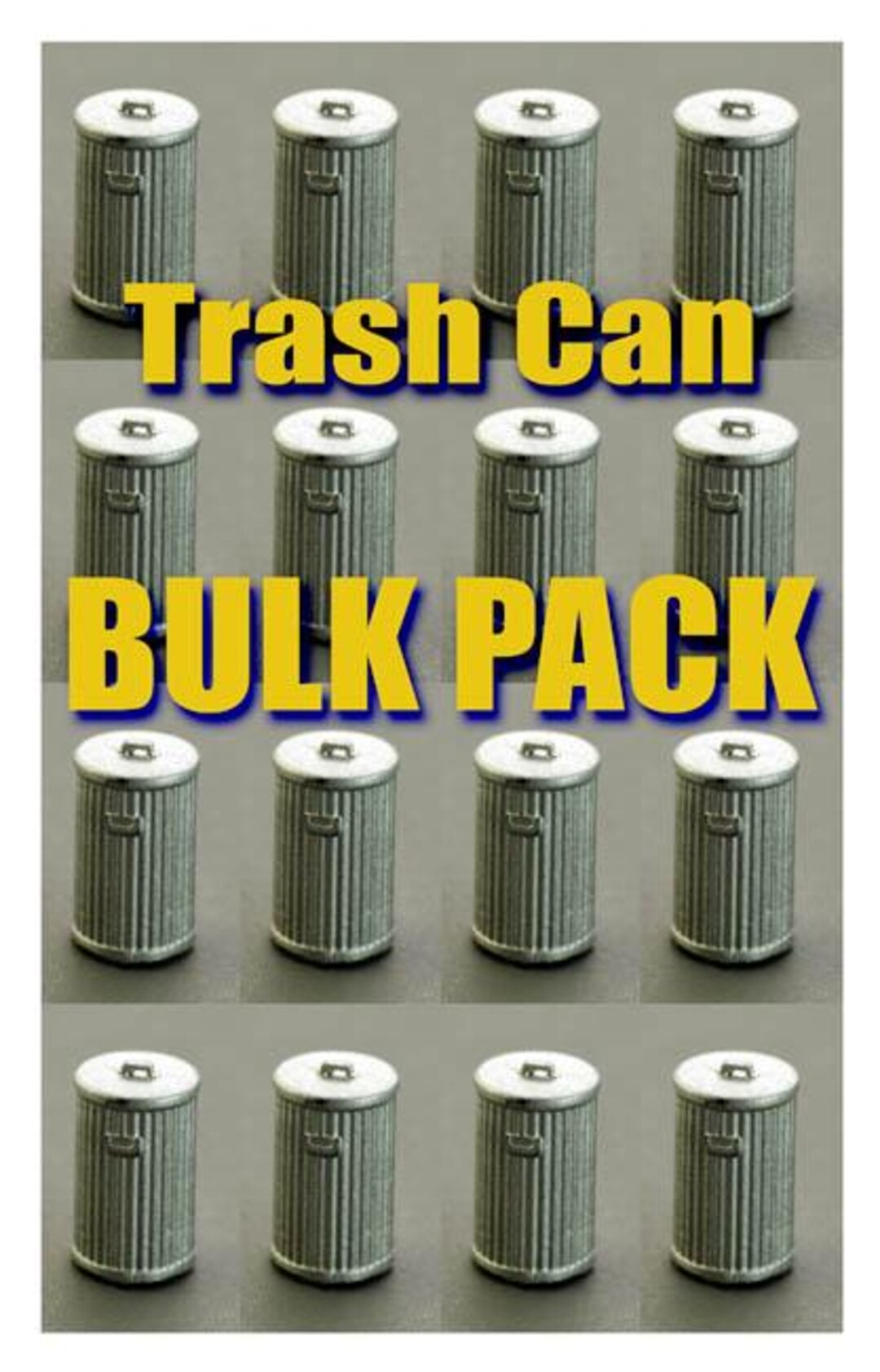 HO Scale TRASH CAN Bulk Pack of 16 Finished - Etsy