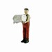 O Scale Garbage Man Emptying Trash Can Painted Figure - Etsy