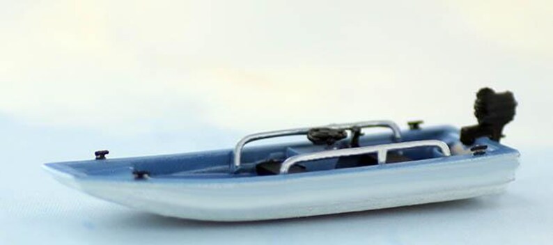 HO Scale Boat Fishing Boat Whaler Style Detailed KIT - Etsy